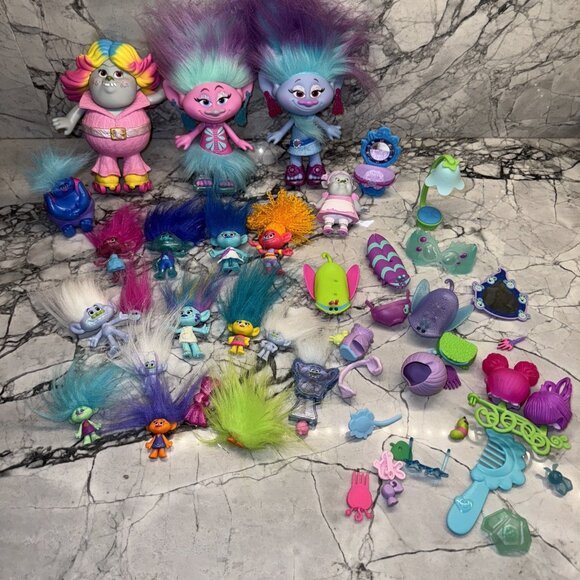 Dreamworks | Toys | Hasbro Dreamworks Trolls Bergen Lot Accessories ...